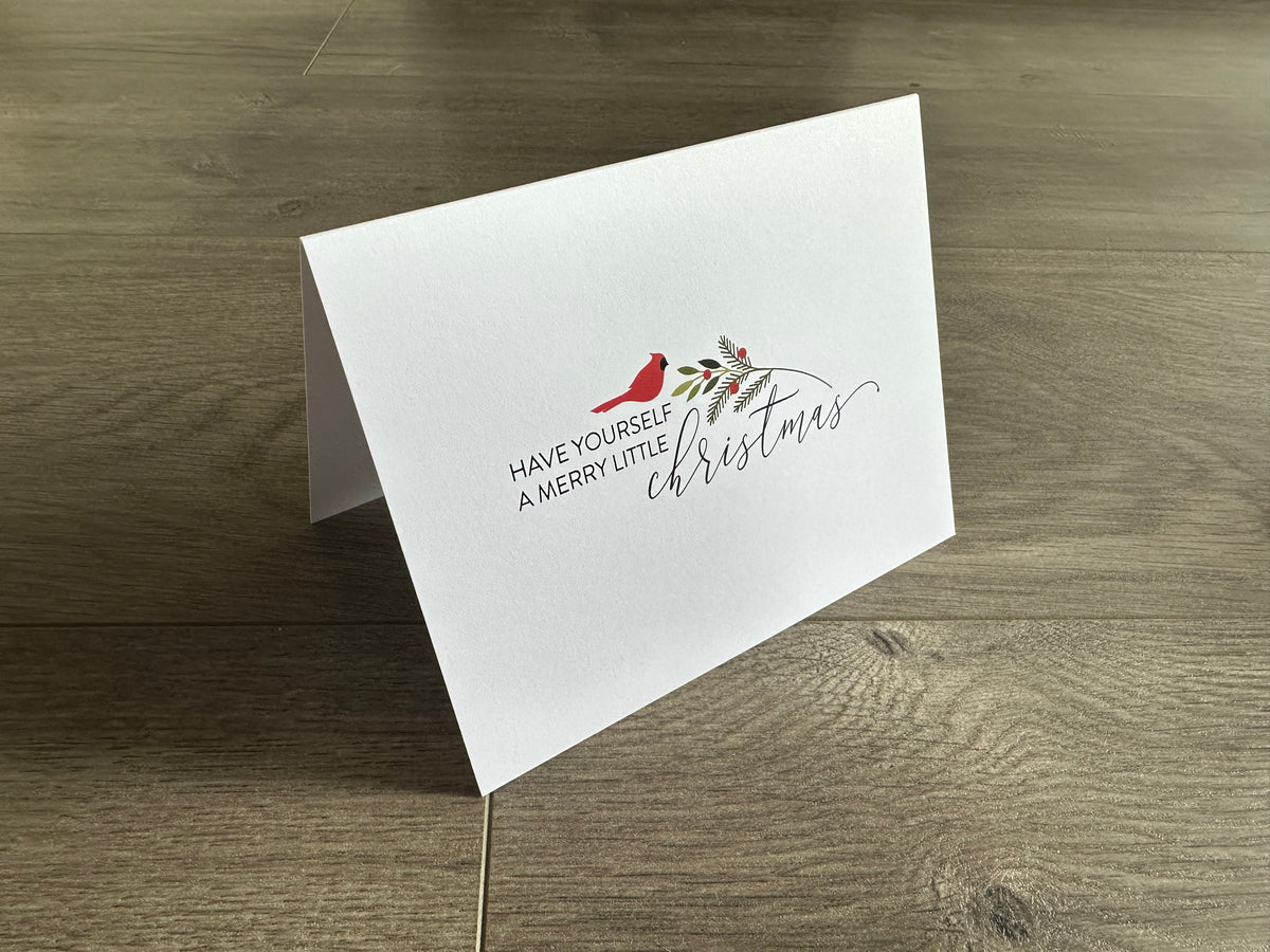 Cardinal Christmas Notecards | 6 Designs | Stationare