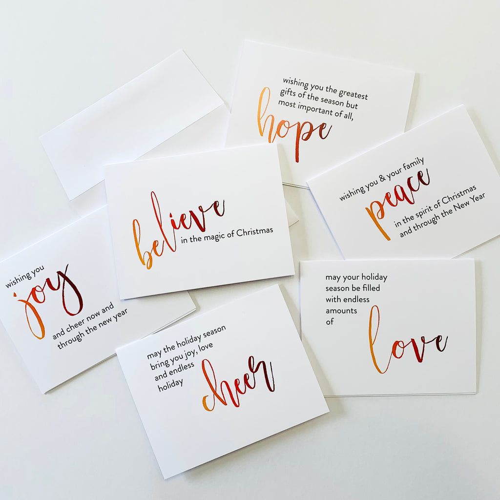 Meaning of Christmas Cards | 6 designs | Stationare